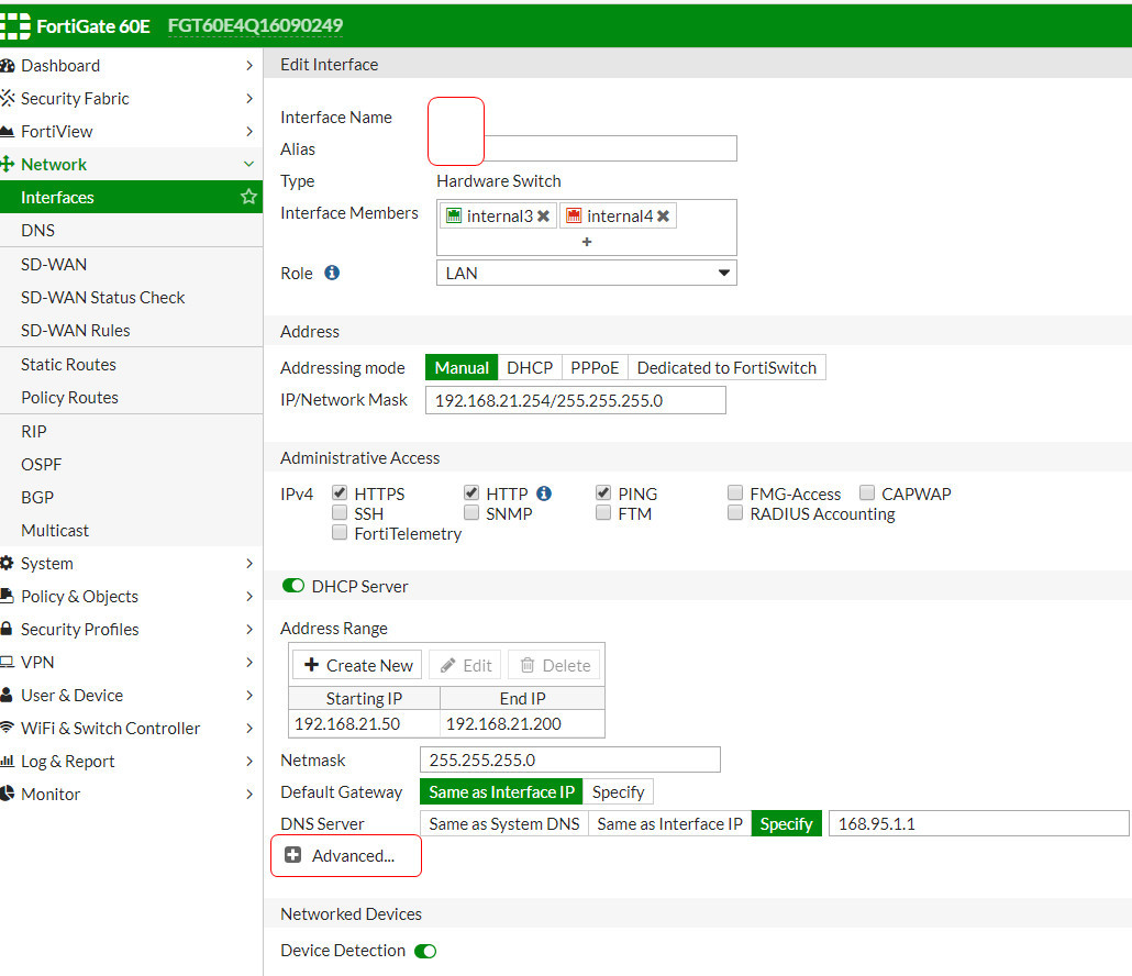 【數位3C】飛塔Fortinet FortiGate 60E防火牆IP綁MAC Address設定 - 哪裡好吃哪裡去:美食避雷箴